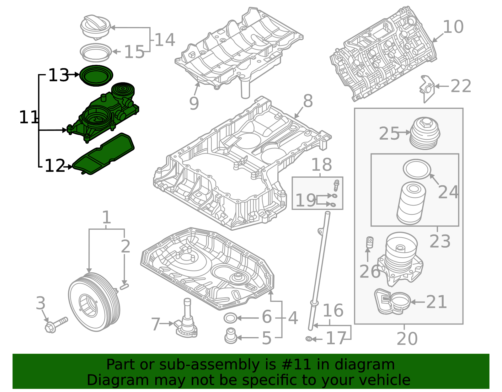 0P2-103-495-F - Oil/Air Separator 2019-2025 Audi | Audi OEM Parts Guy