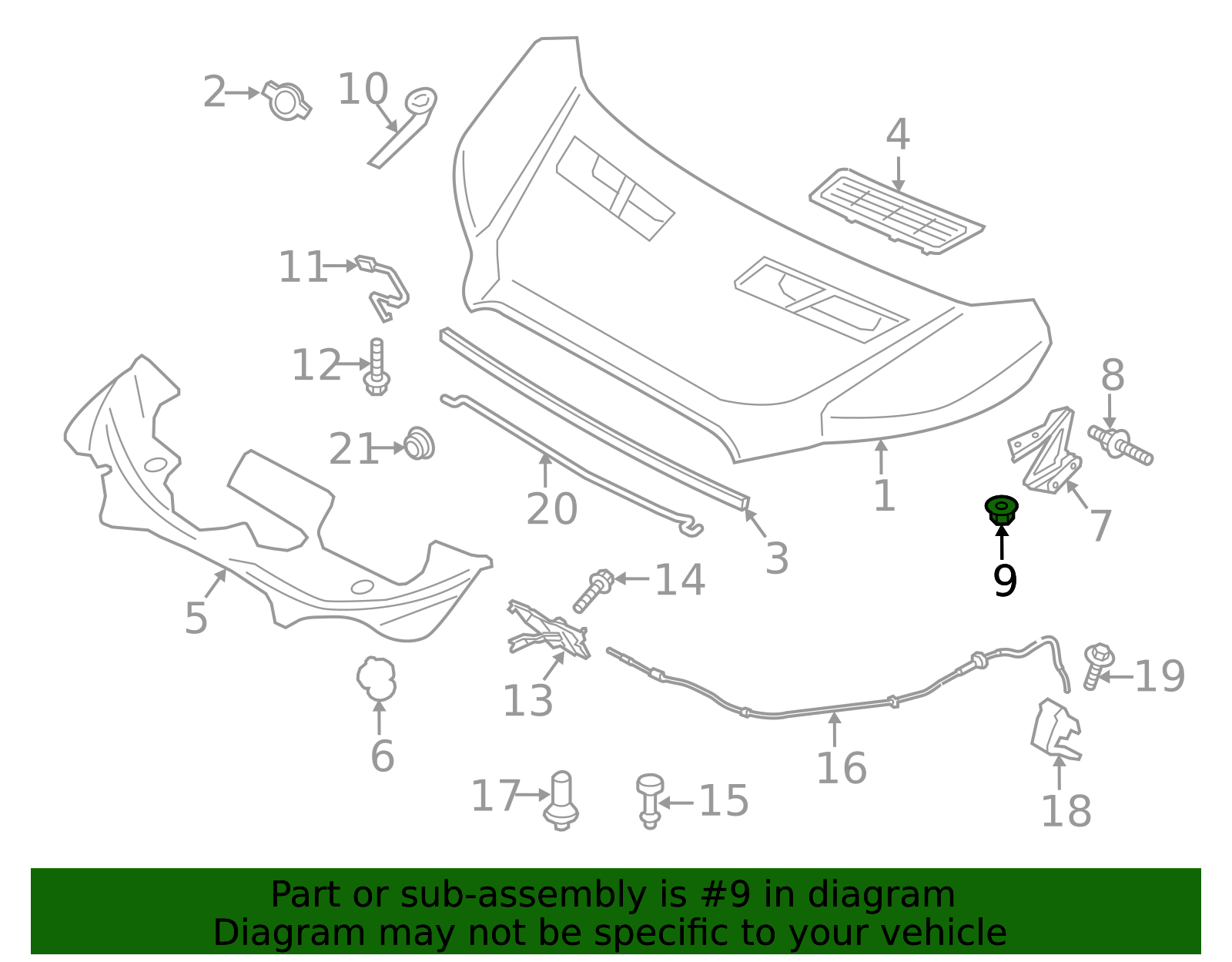 Genuine OEM Ford Part - Hinge Nut W716409-S442 | Genuine OEM Ford Parts ...