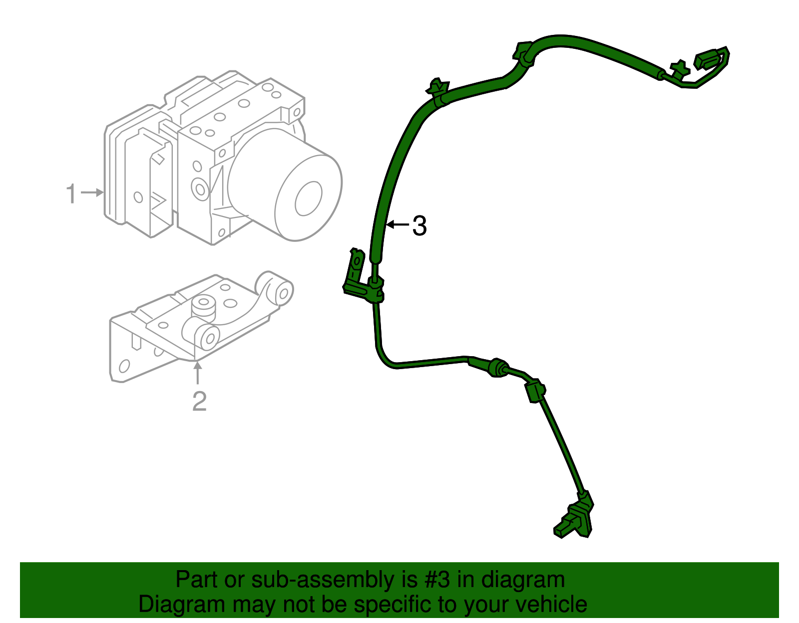 52751-B8100 - ABS Wheel Speed Sensor 2011-2021 Kia | Kia.Parts Store
