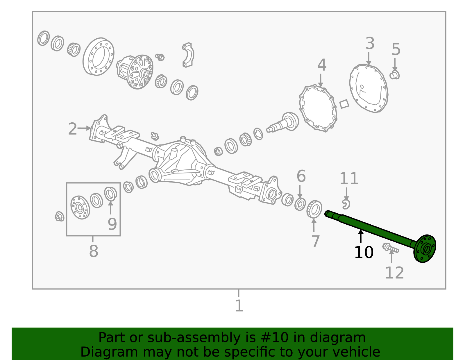 2019-2025 GM Rear Axle Shaft 84454426 | Chevy OEM Parts