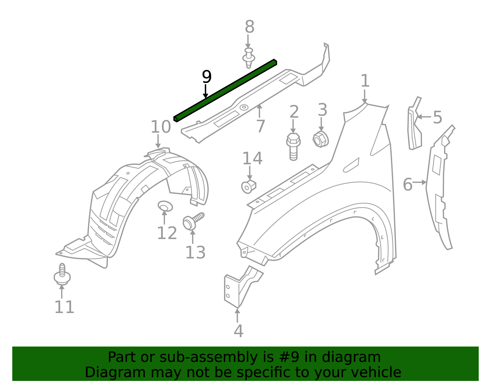 86470-2P000 - Seal Strip 2011-2015 Kia Sorento | Kia.Parts Store