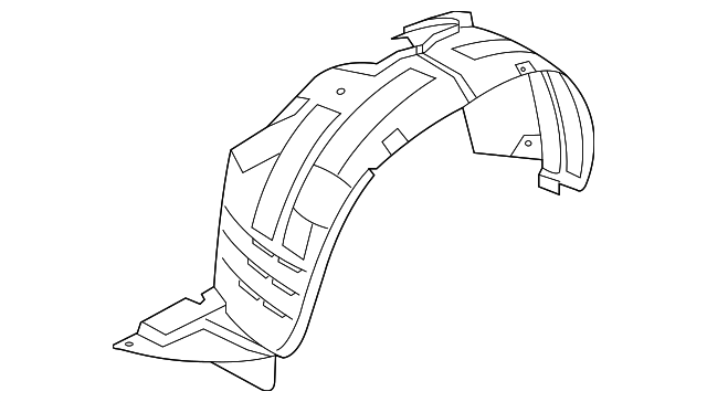 86810-1U000 - Fender Liner 2011-2013 Kia Sorento | Kia.Parts Store