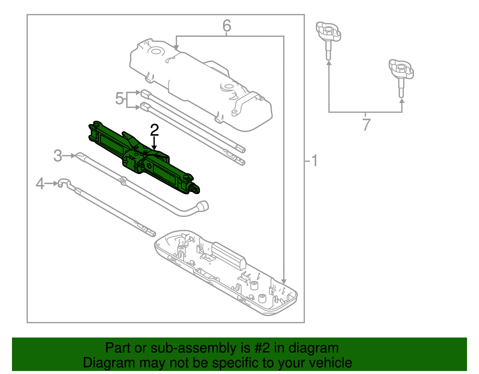 2009-2014 Ford F-150 | Floor Jack | AL3Z-17080-E | Walls' Ford Parts