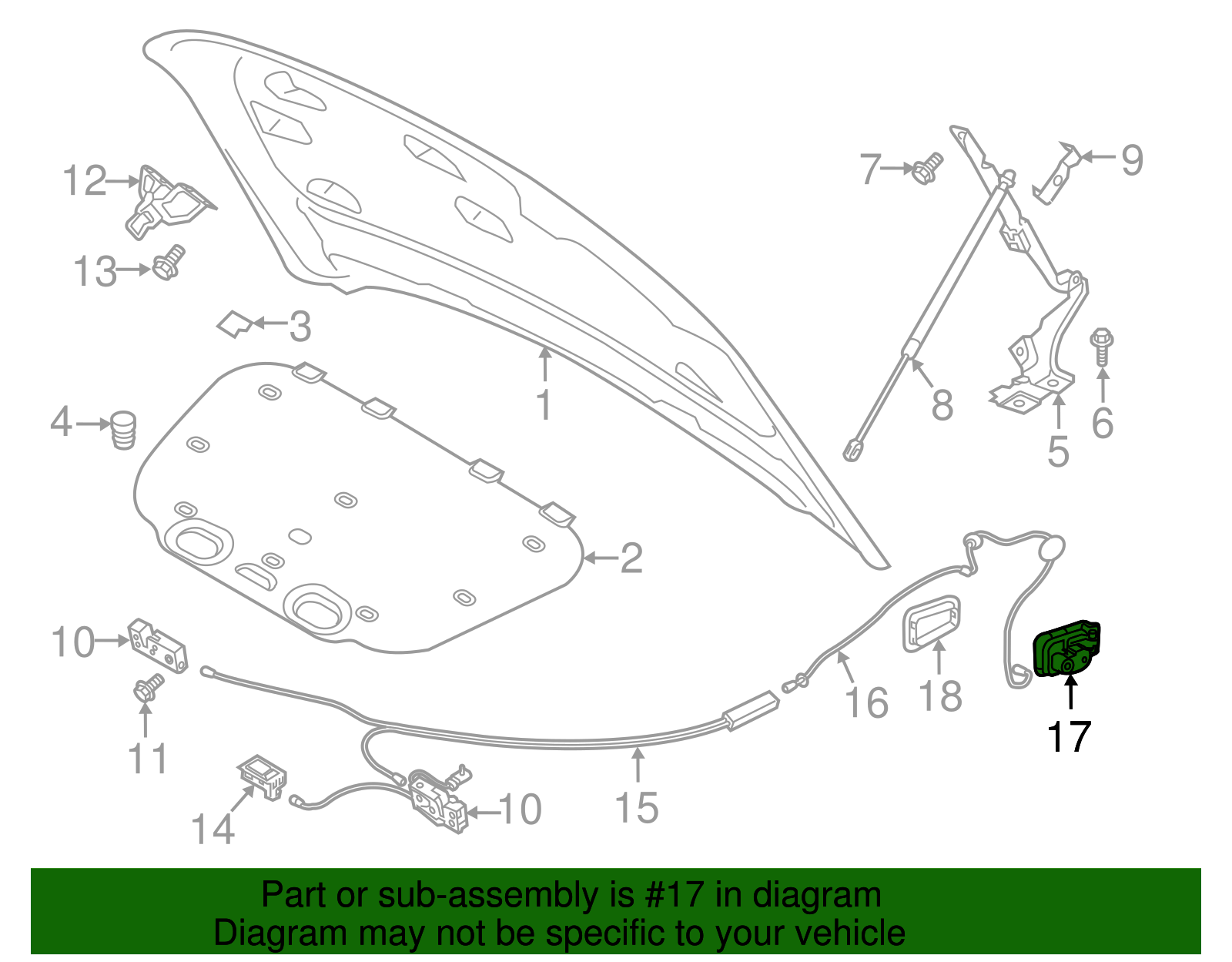 2017-2025 Volvo Release Handle 32277309 | TascaParts.com