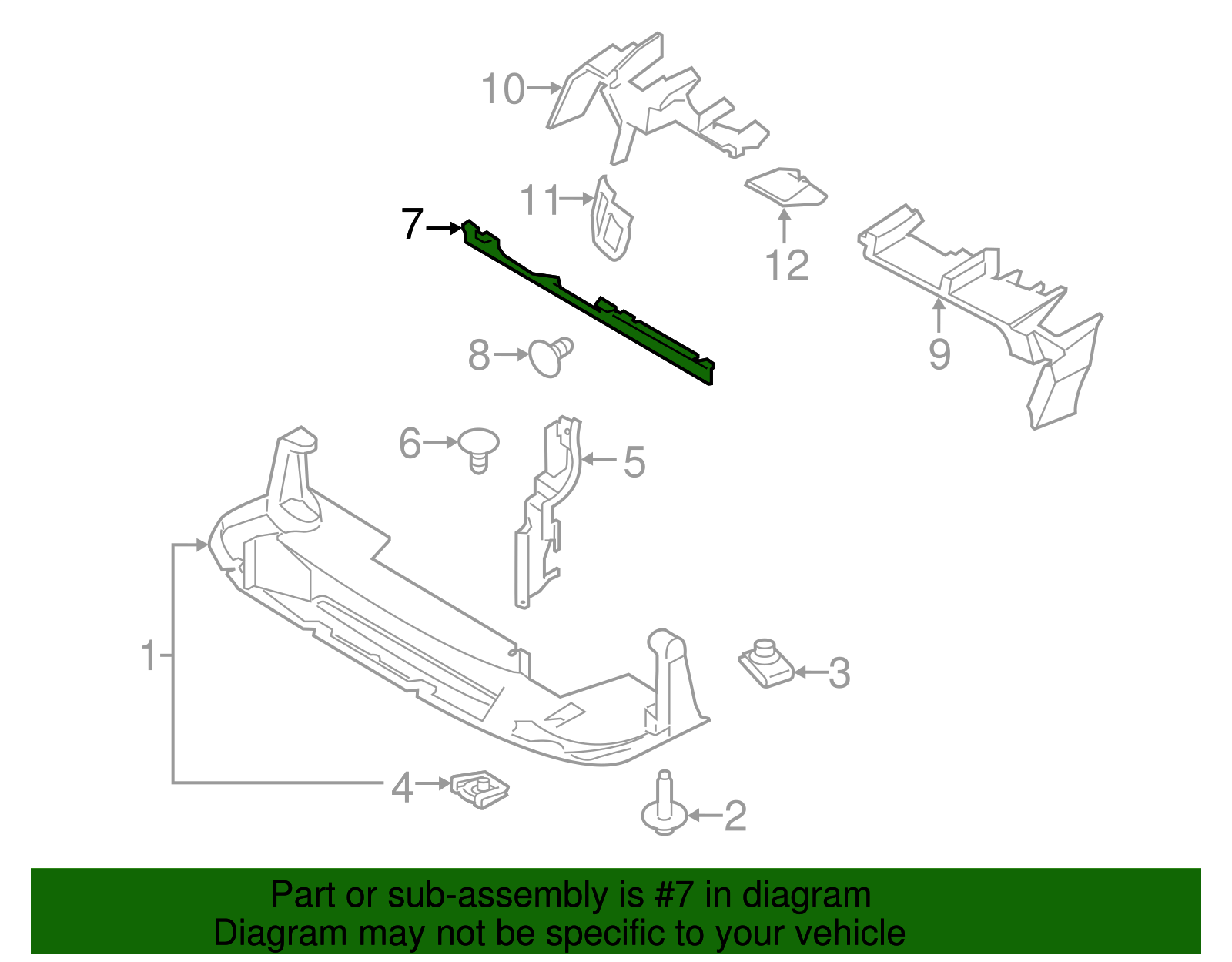 Radiator Air Deflector - OEM Engine Cooling Channel | AutoNation Parts