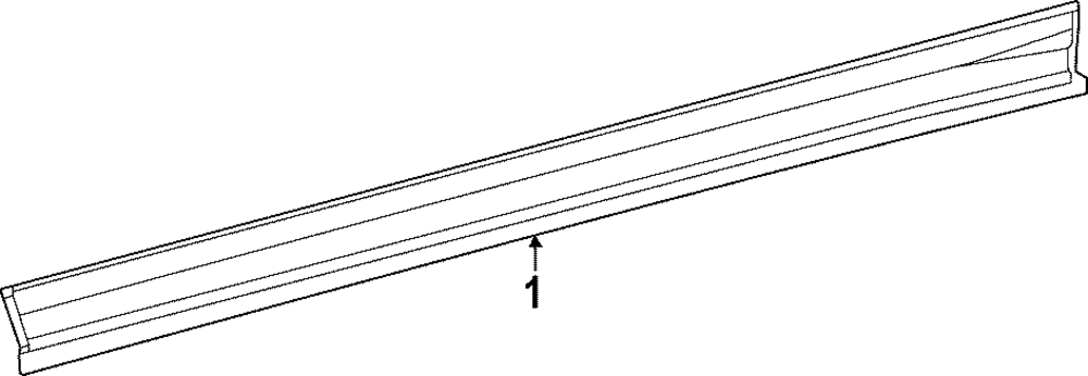2023-2025 Toyota bZ4X Rocker Molding 75860-42040 | Toyota Parts Center