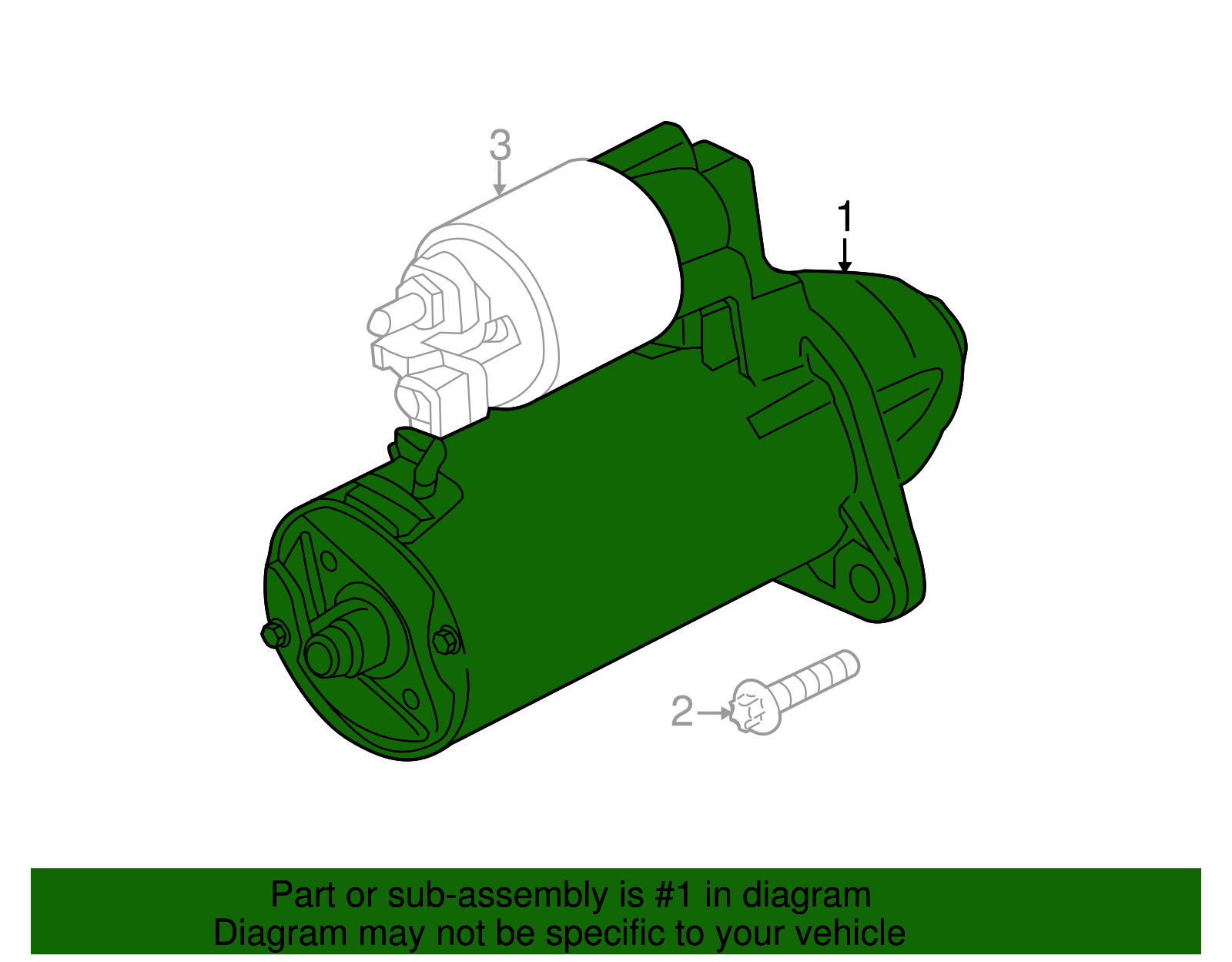 12418621839 - 2017-2021 BMW Starter (12-41-8-621-839) | BMW of South ...