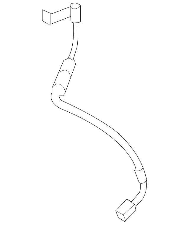 68307451AH - OEM Brake Hose For 2018-2024 Jeep Wrangler | OEM MOPAR ...