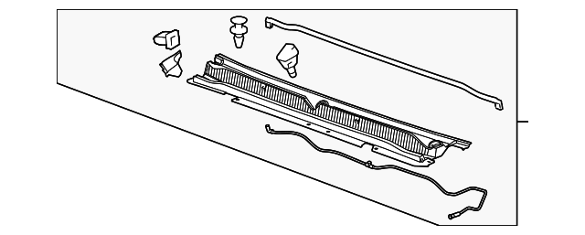 2015-2020 GMC Black Air Inlet Grille Panel 23454605 | Capital Chevy Parts