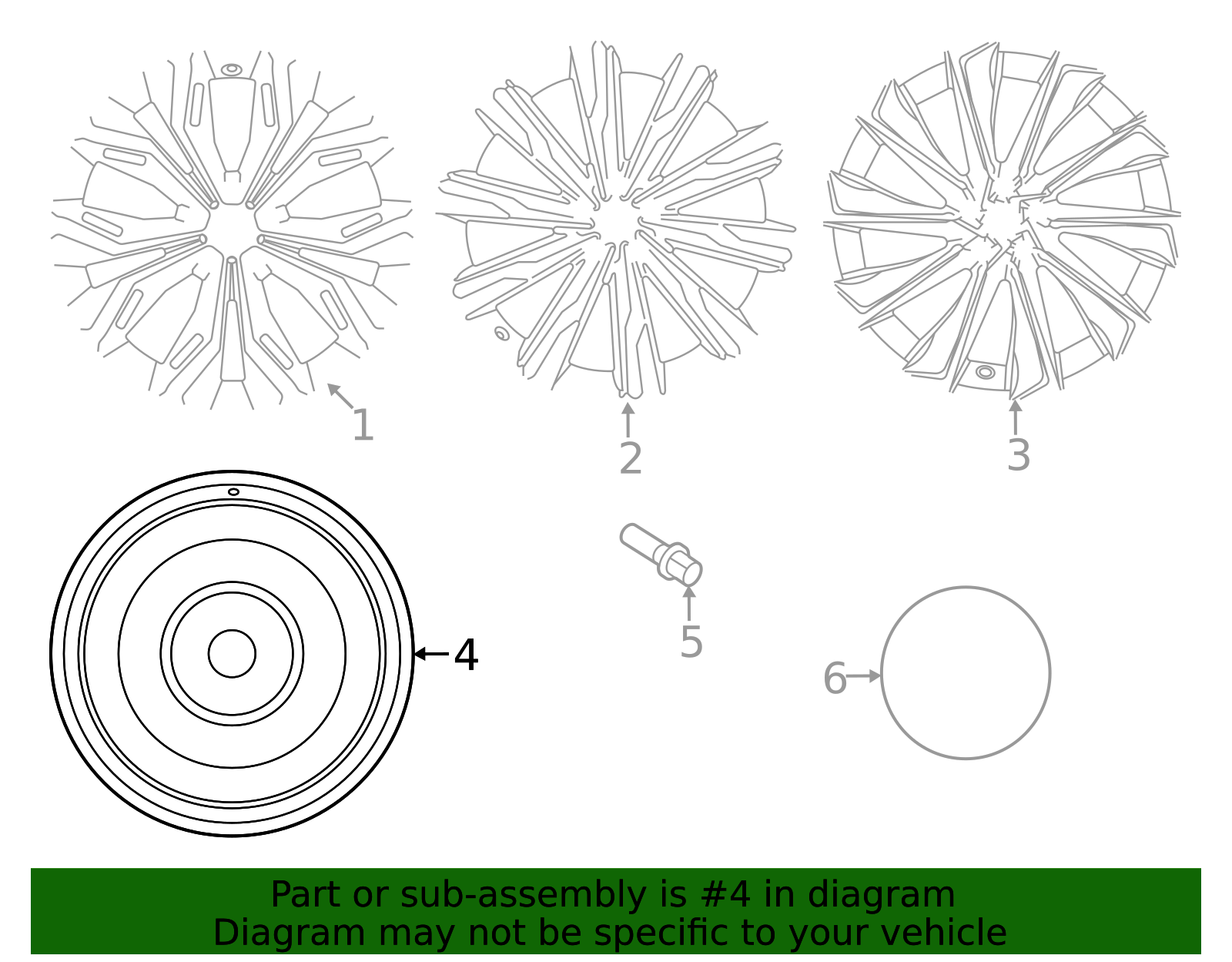 4261B-30010 - 2023-2024 Toyota Crown - Spare Wheel | Nucar Toyota Parts