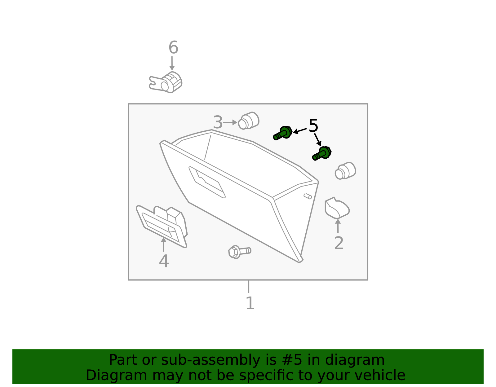 Glove Box Latch Screw W701679-S424 | OEM Parts Online