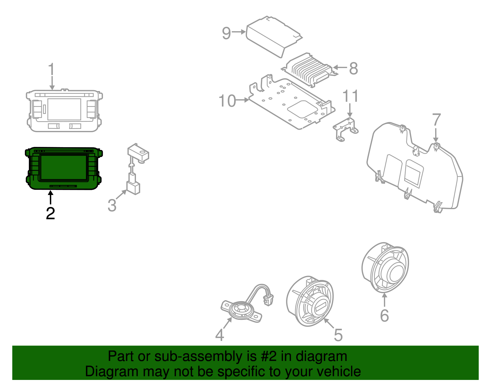 5C0-035-684-E - Display System 2017-2019 Volkswagen | Wolfsburg Parts ...