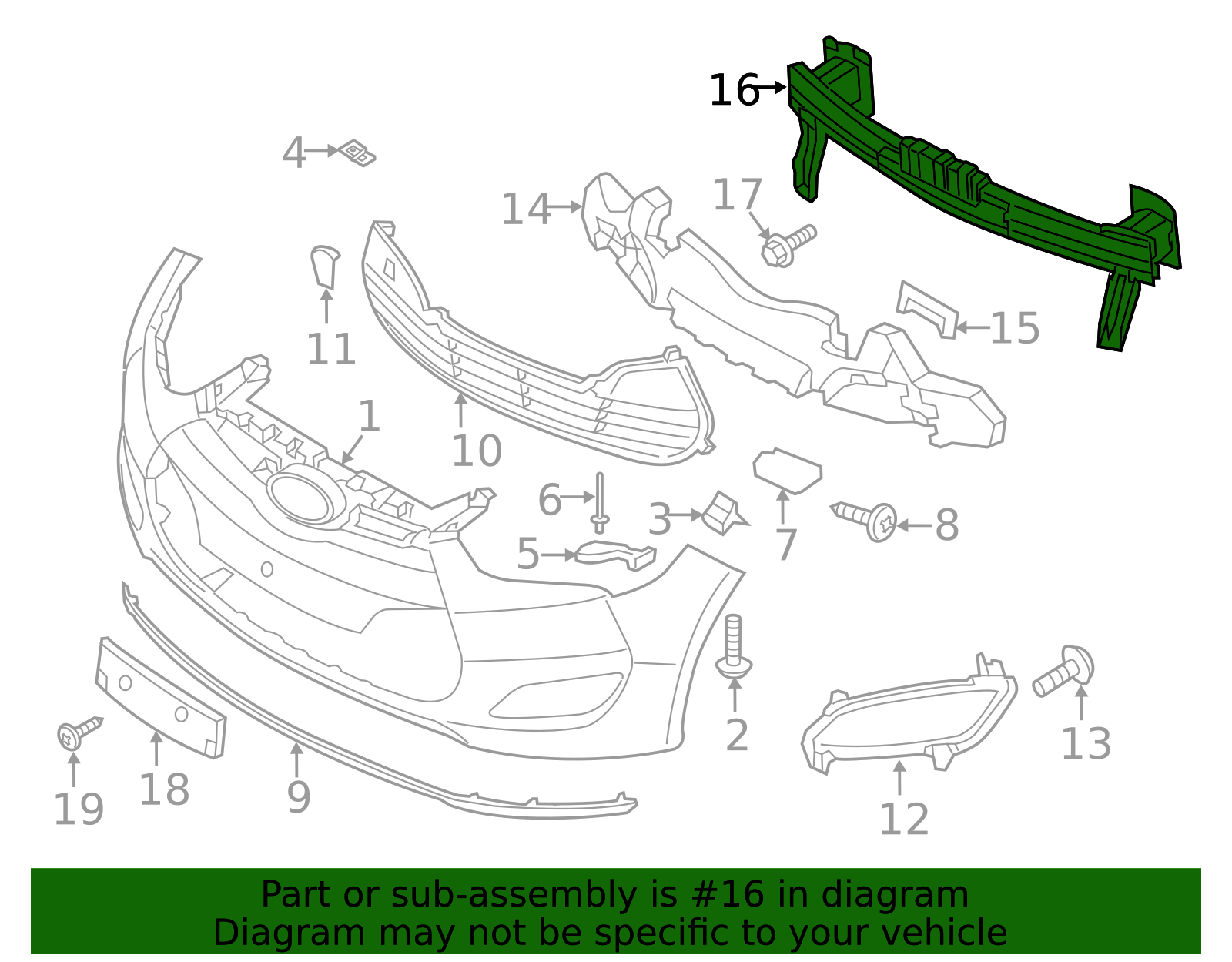2012-2017 Hyundai Veloster Impact Bar 86530-2V100 | Joseph Airport Hyundai