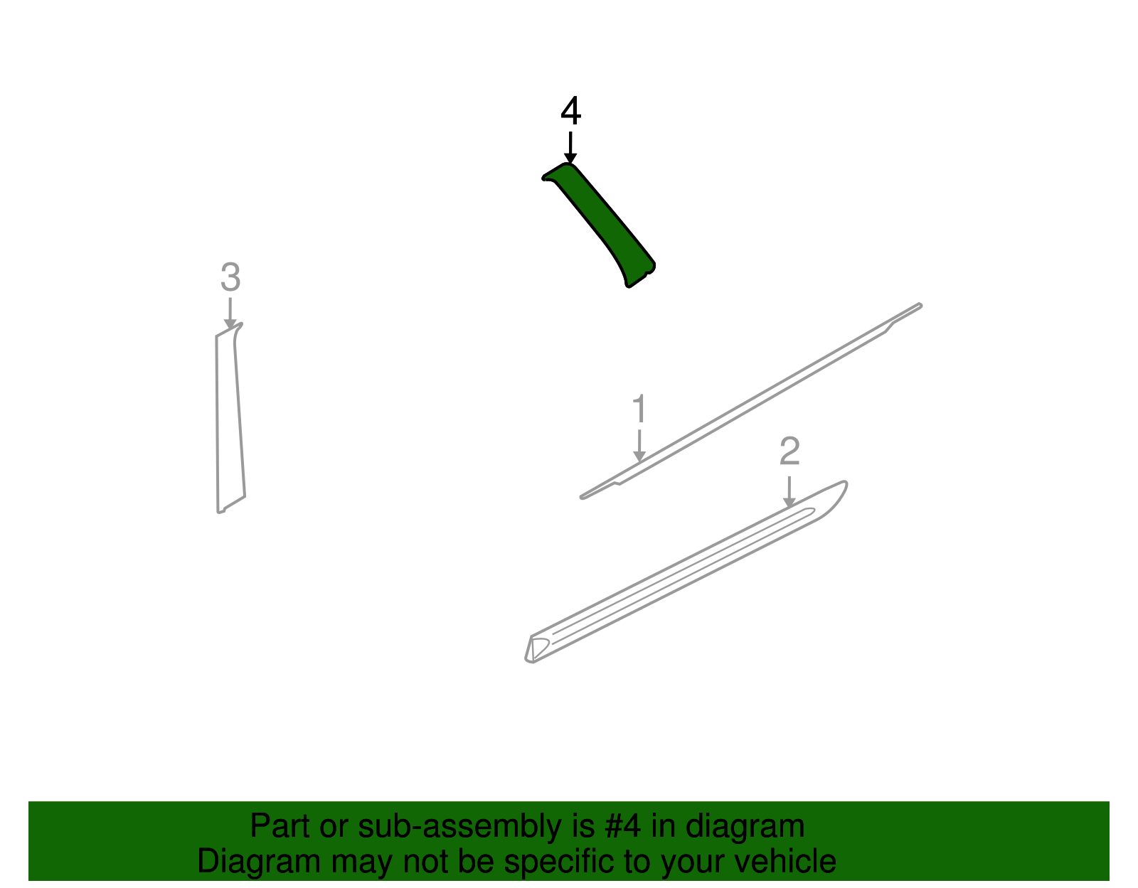 86393-2B000 - Black Out Tape - 2007-2012 Hyundai Santa Fe | World OEM ...