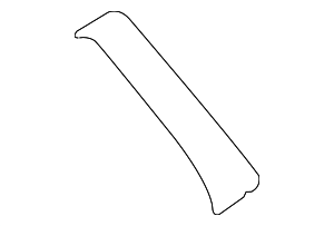 Hyundai - 86393-2B000 - Black Out Tape - 2007-2012 Hyundai Santa Fe ...