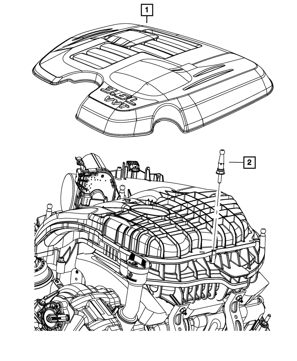 4593903AD - Engine Cover 2011-2023 Mopar | The Official Mopar eStore