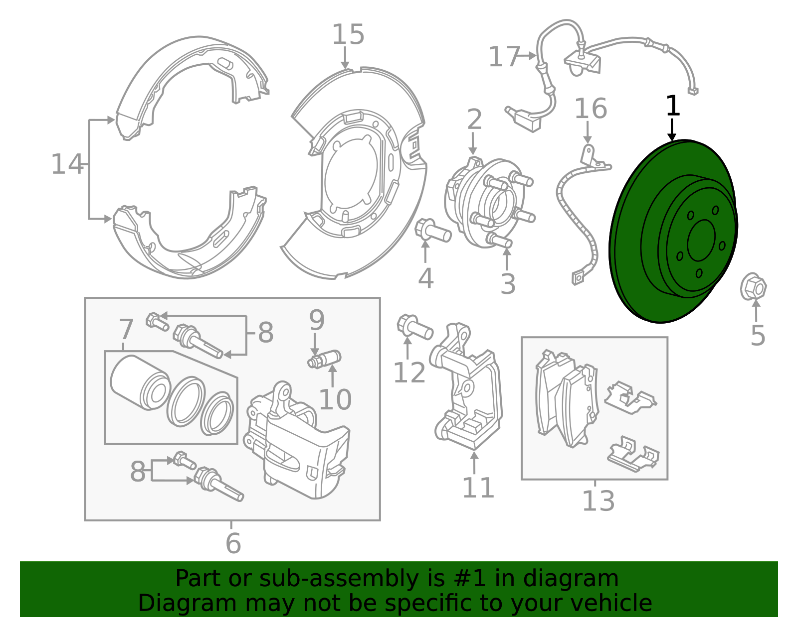 68368071AA - Brake Rotor - 2005-2020 Mopar | Mopar Parts Canada