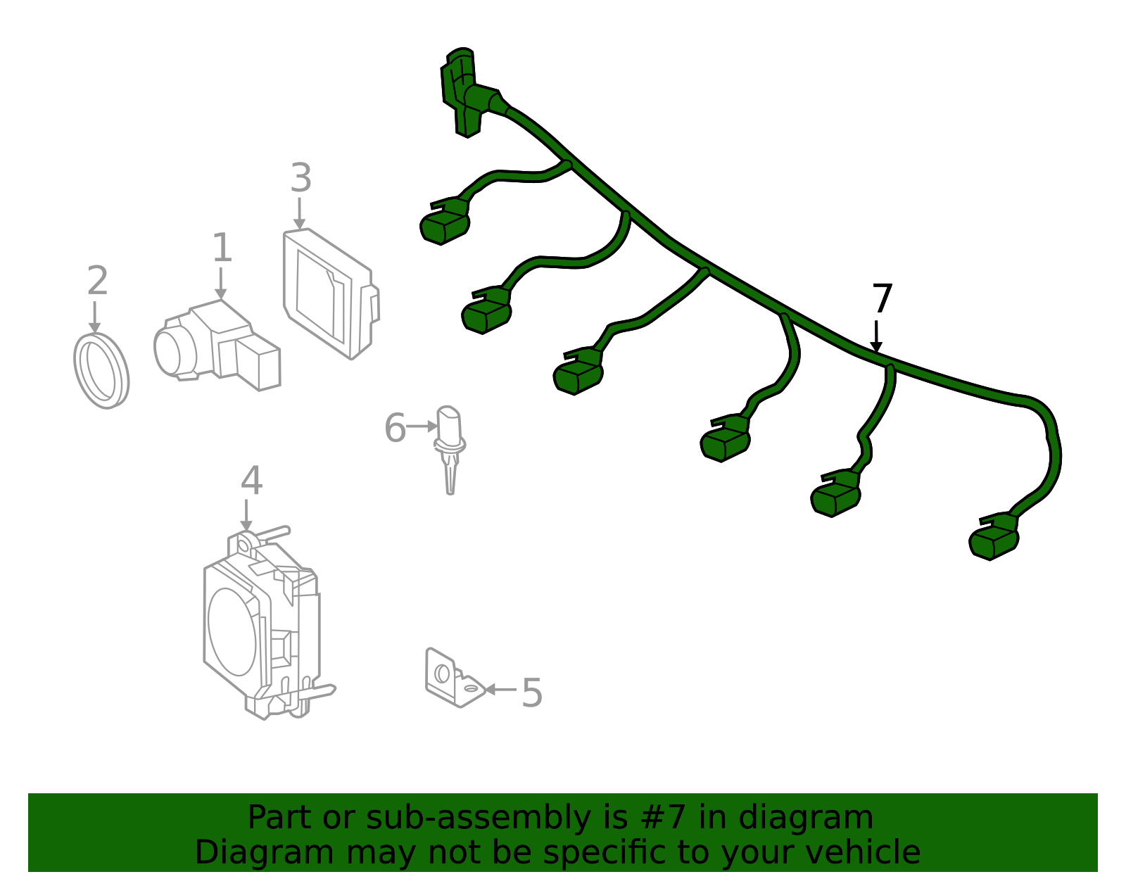190-540-35-05-64 - Harness 2016-2017 Mercedes-Benz | Mercedes-Benz ...