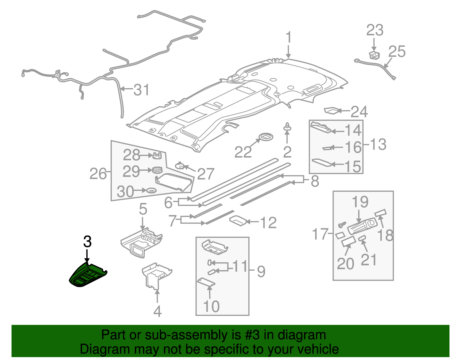 10385861 - Overhead Console | Partners Chevy
