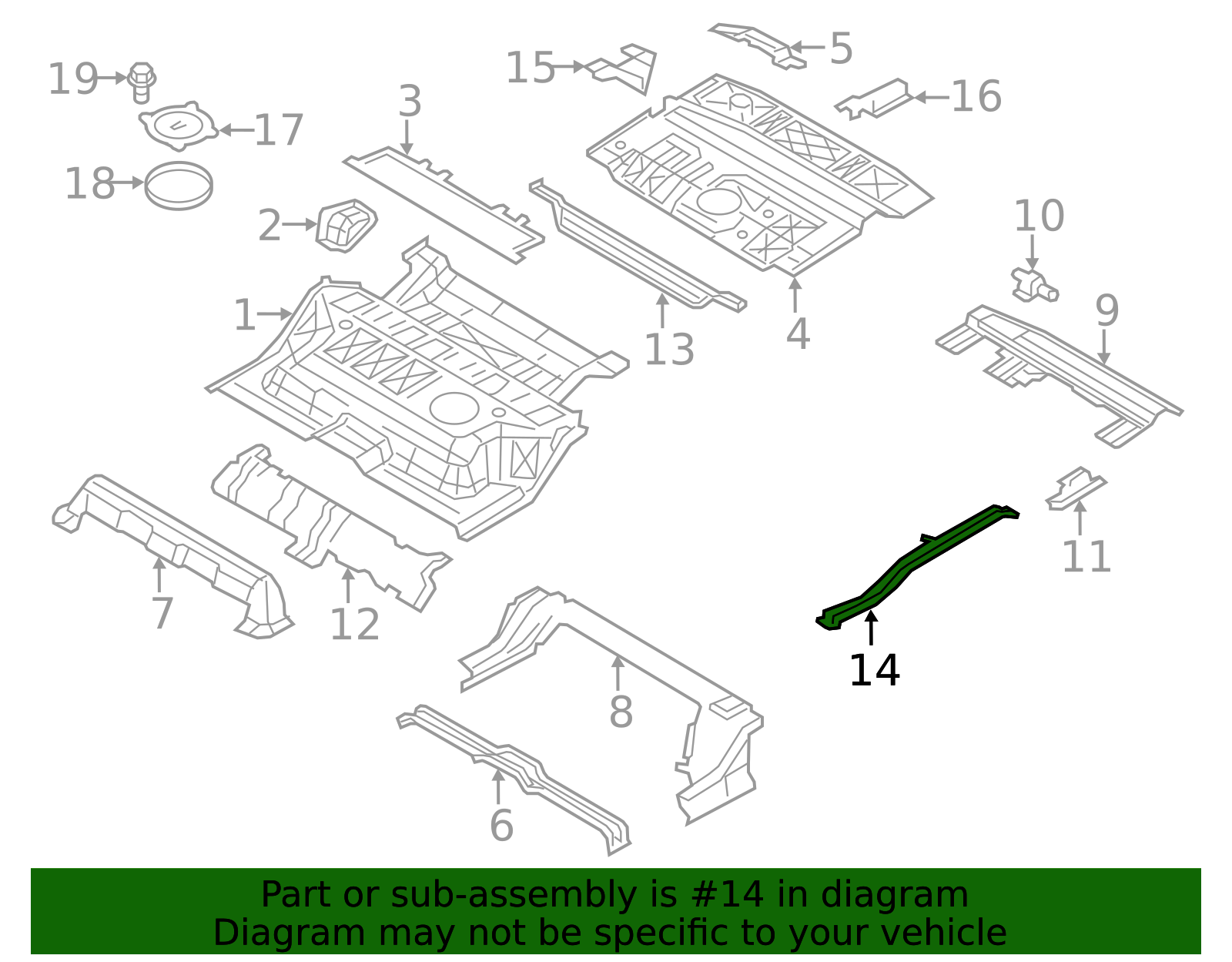 Frame Side Member - Structural Chassis Support | AutoNation Parts