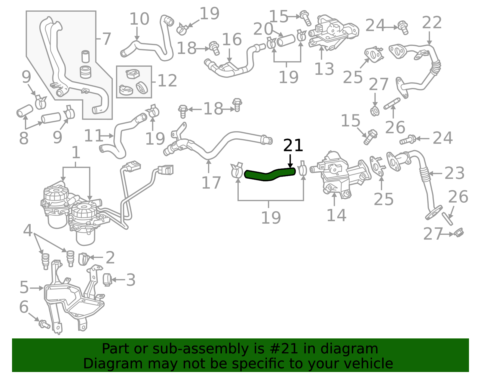17342-38070 - High-Quality Secondary Air Injection Pump Hose for 2010 ...