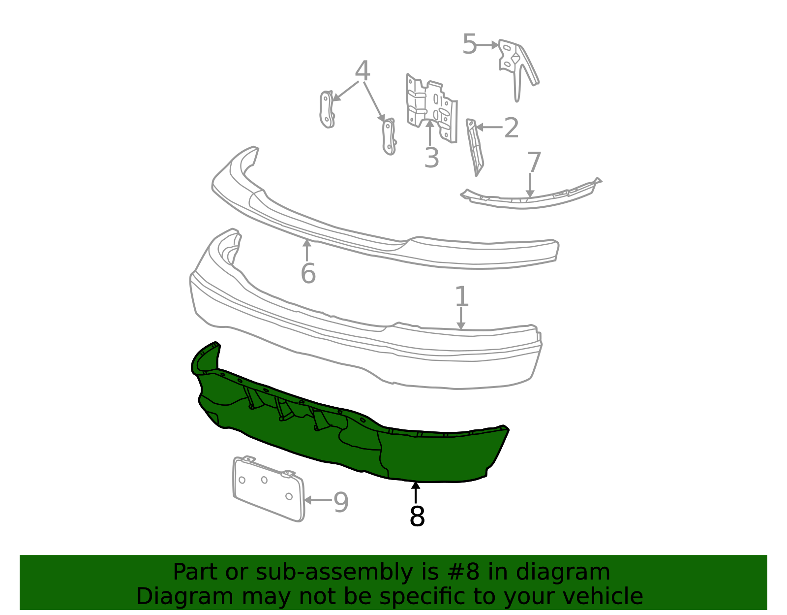 XL3Z-17626-DAA - Valance Panel 1999-2003 Ford | Find Vintage Parts