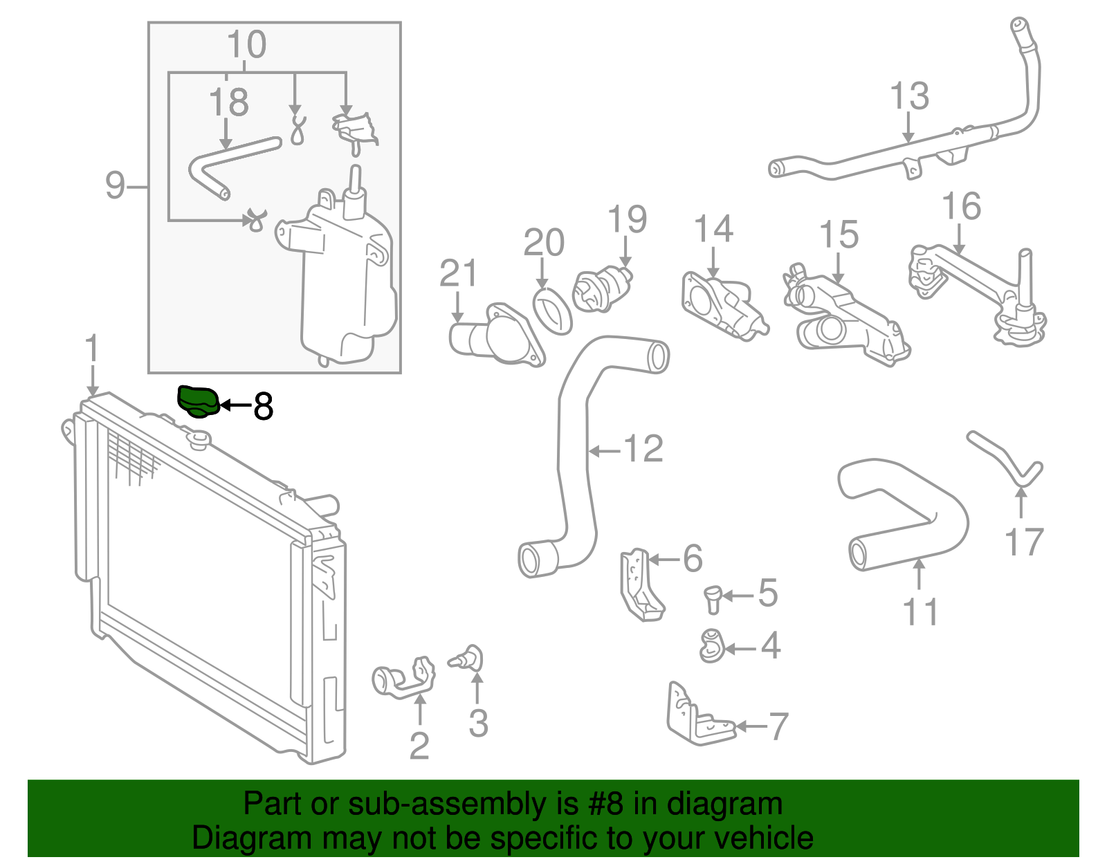 Genuine Toyota Radiator Cap part# 16401-67150 for 1998-2007 Toyota Land ...