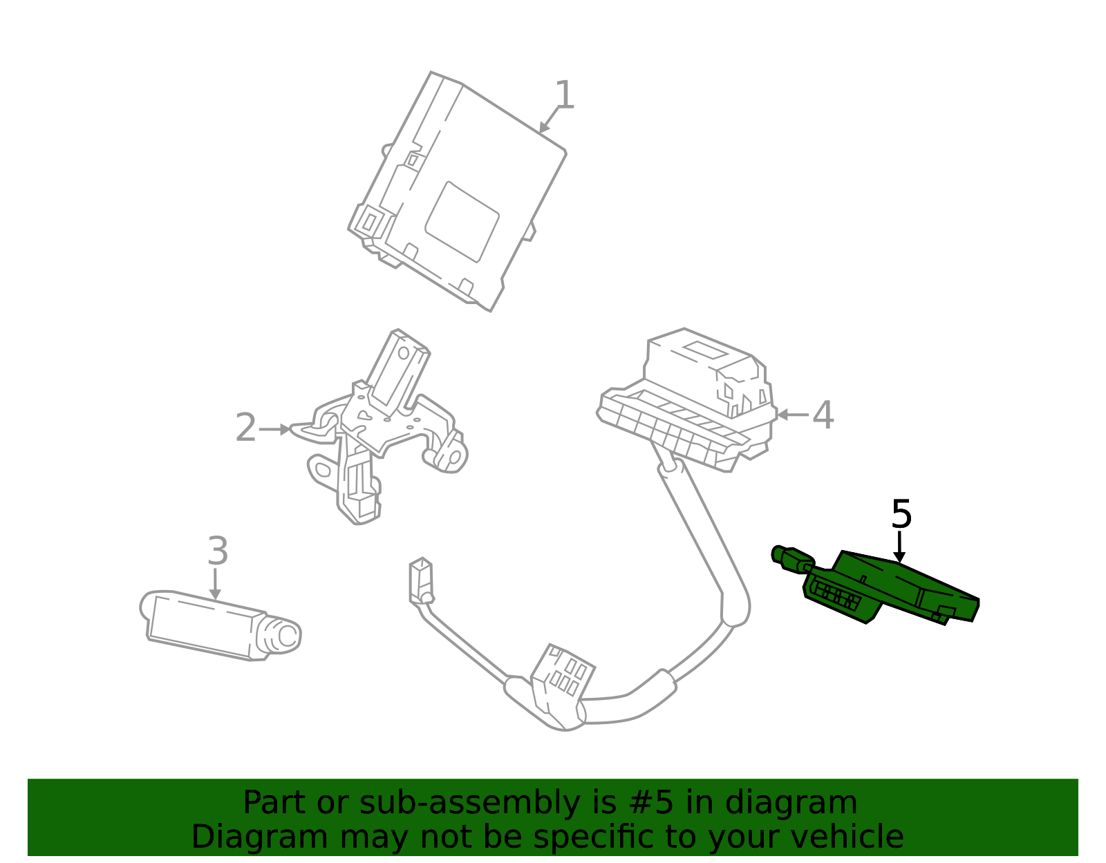 39513-TVA-A01 - 2018-2022 Honda Accord - Antenna Assembly Telematics ...