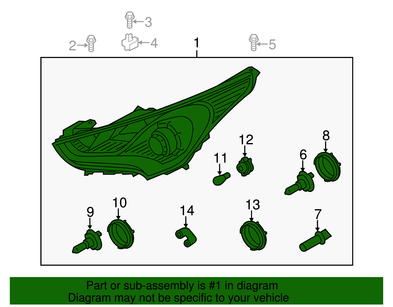 2012-2017 Hyundai Veloster Composite Assembly 92101-2V000 | OEM Parts ...
