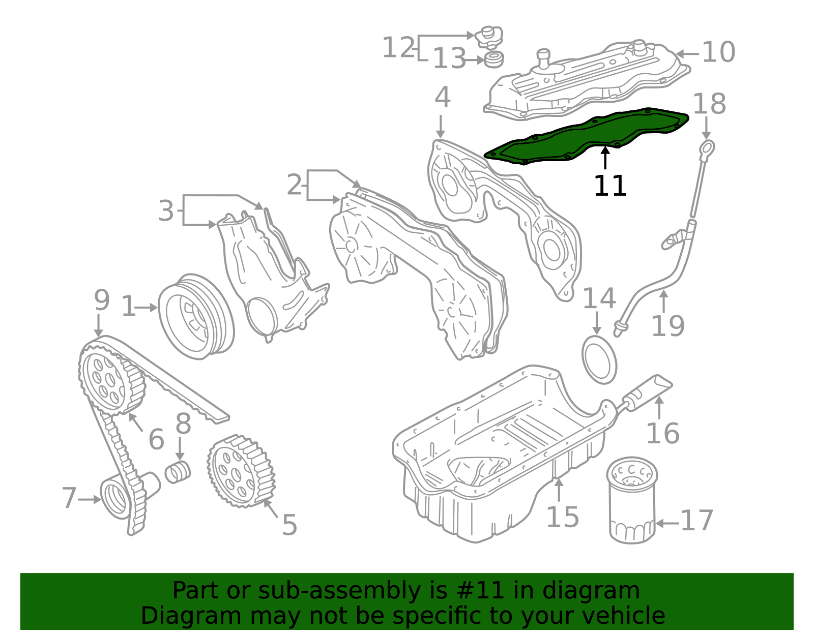 13270-7B000 - High-Quality Engine Valve Cover Gasket for AutoNation Parts