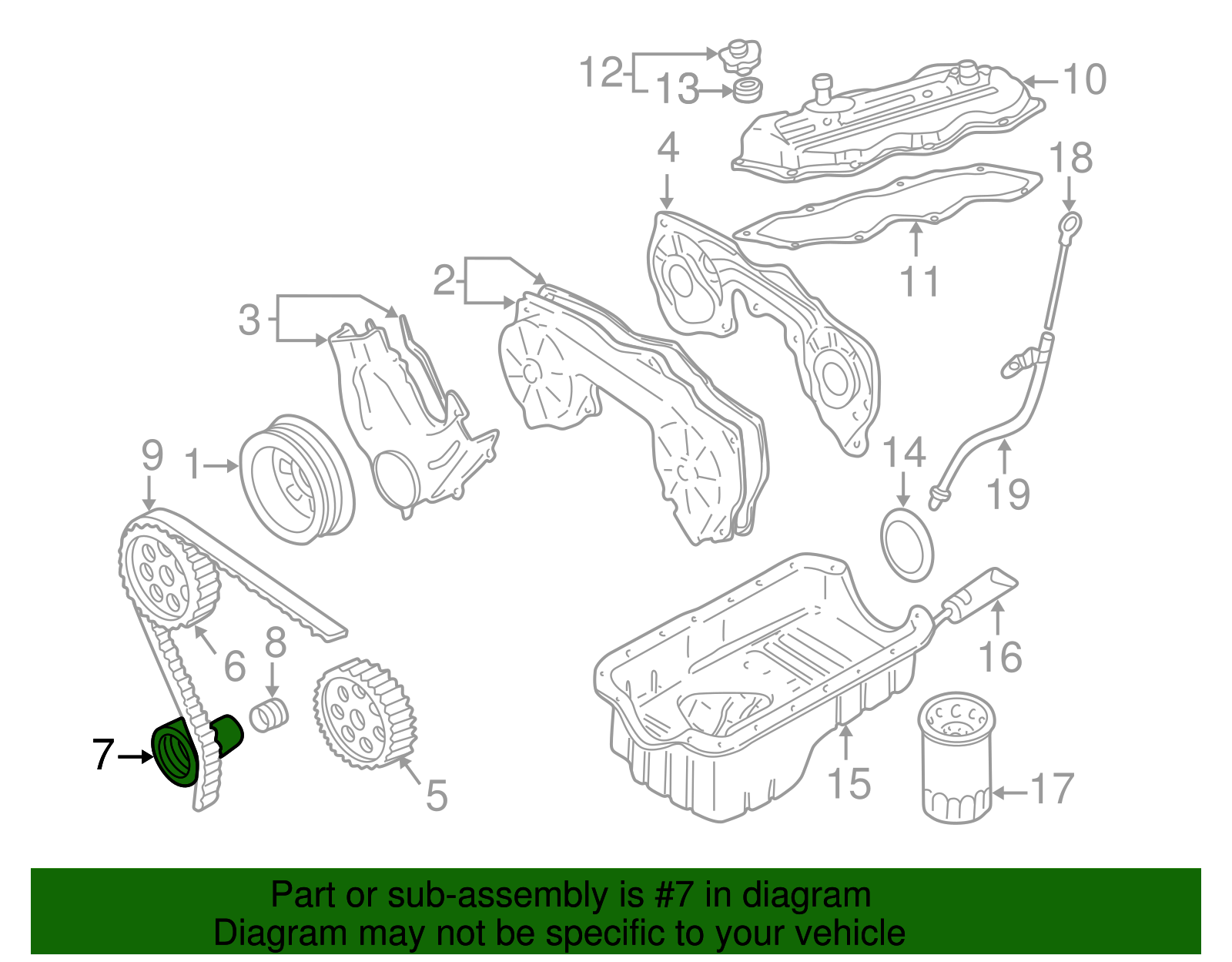 1984-2004 Nissan Belt Tensioner RB26DETT (R32 R33 R34 Z32)+ Many More ...