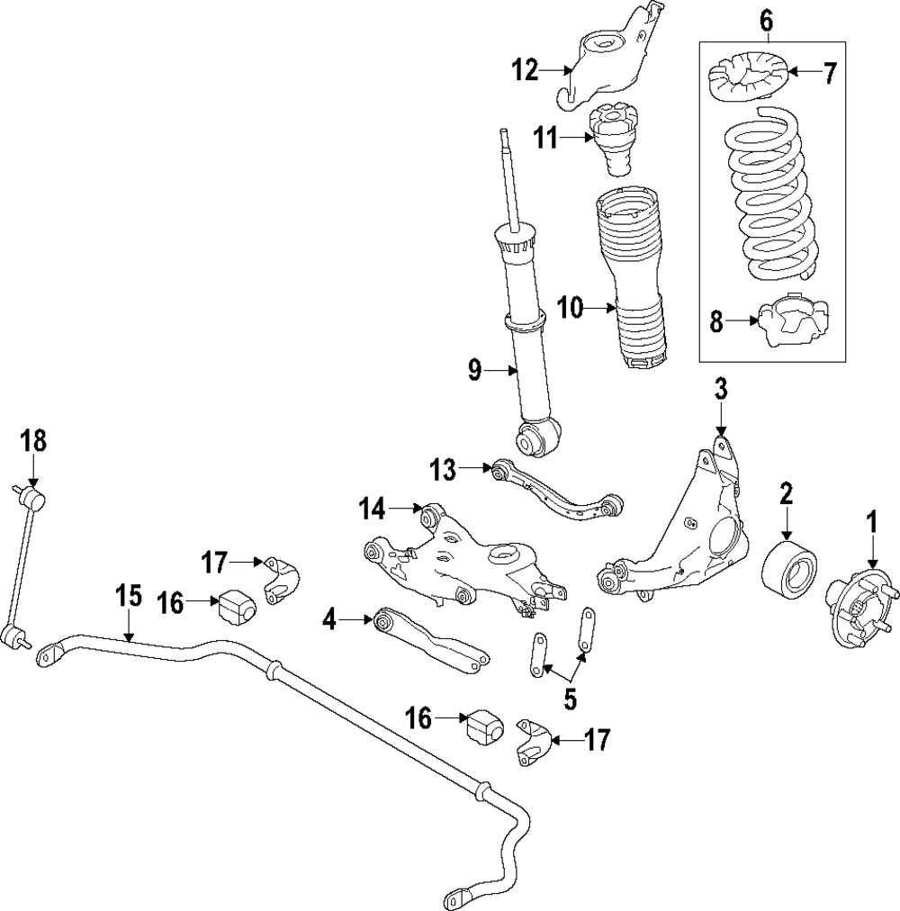 2015-2016 Land Rover Discovery Sport | Lower Spring Insulator ...