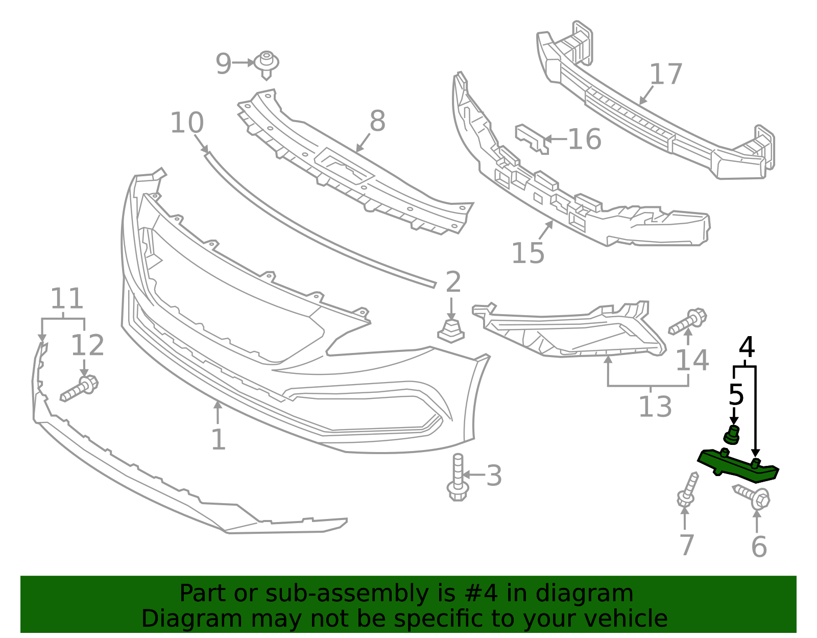 2015-2017 Hyundai Sonata Side Retainer 86514-C2000 | MotorMotor