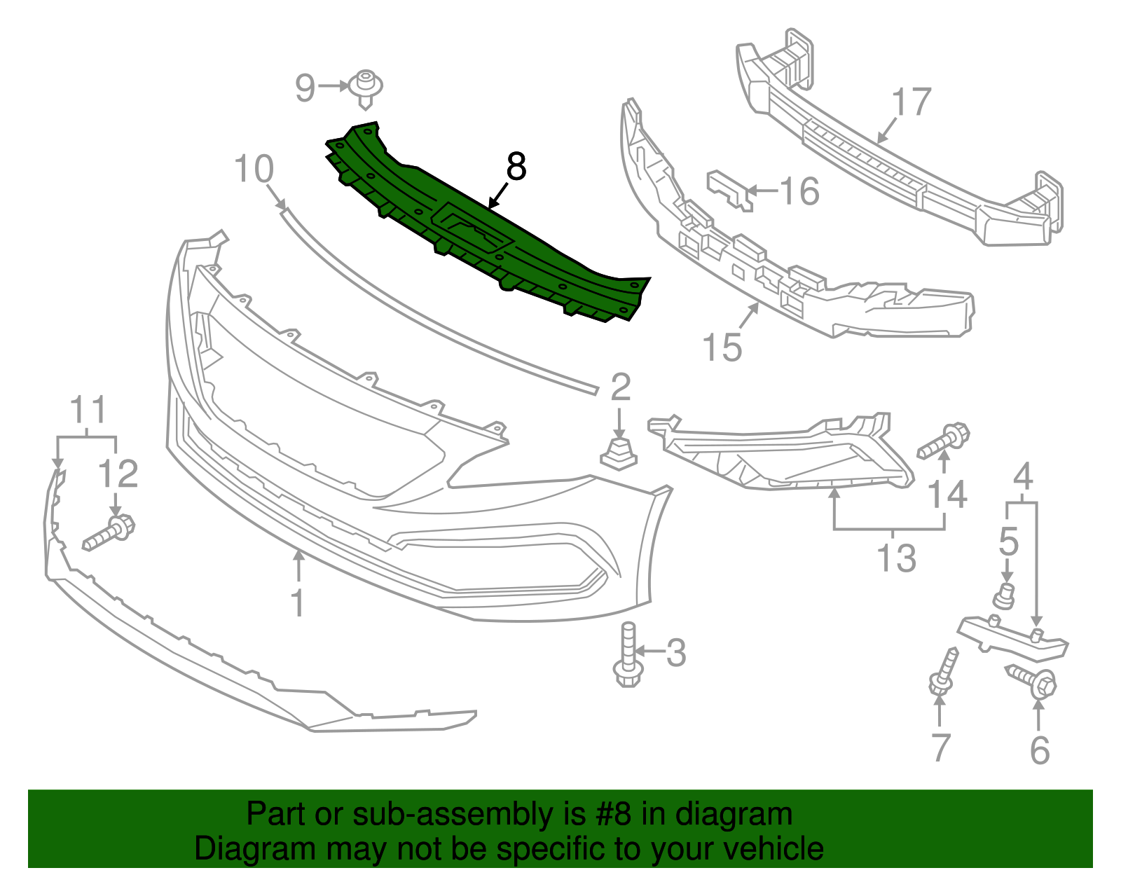 2015-2017 Hyundai Sonata Sight Shield 86361-C2000 | OEM Parts Online