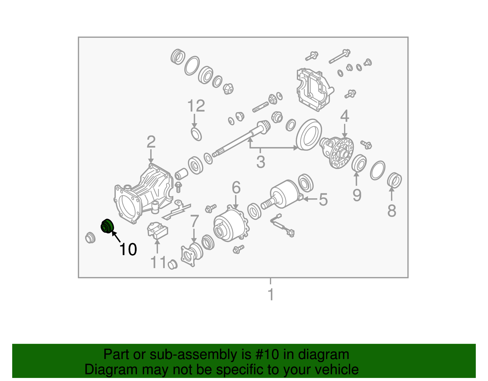 2003-2025 Nissan Bearing 38140-CA00A | Bill Kay Nissan Parts