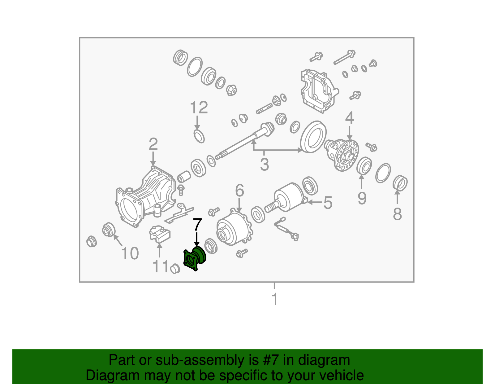 2003-2017 Nissan Companion Flange 38210-CA060 | Bill Kay Nissan Parts