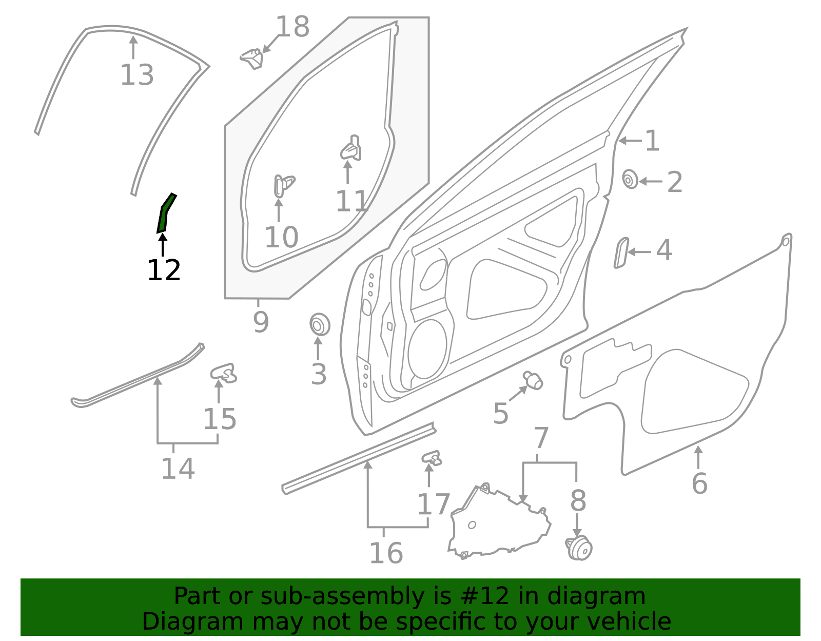 2019-2024 Subaru Forester Front Cover 63563SJ310 | Subaru Parts Guys