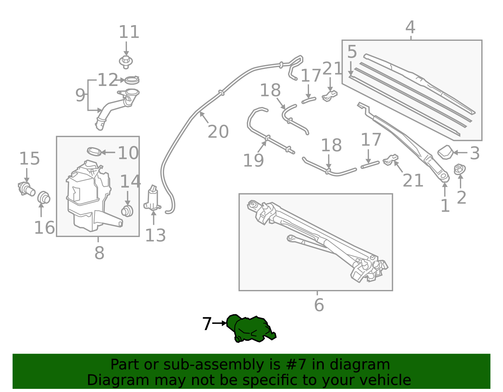 85110-AQ010 - High-Quality Wiper Motor for 2025 Toyota Camry ...