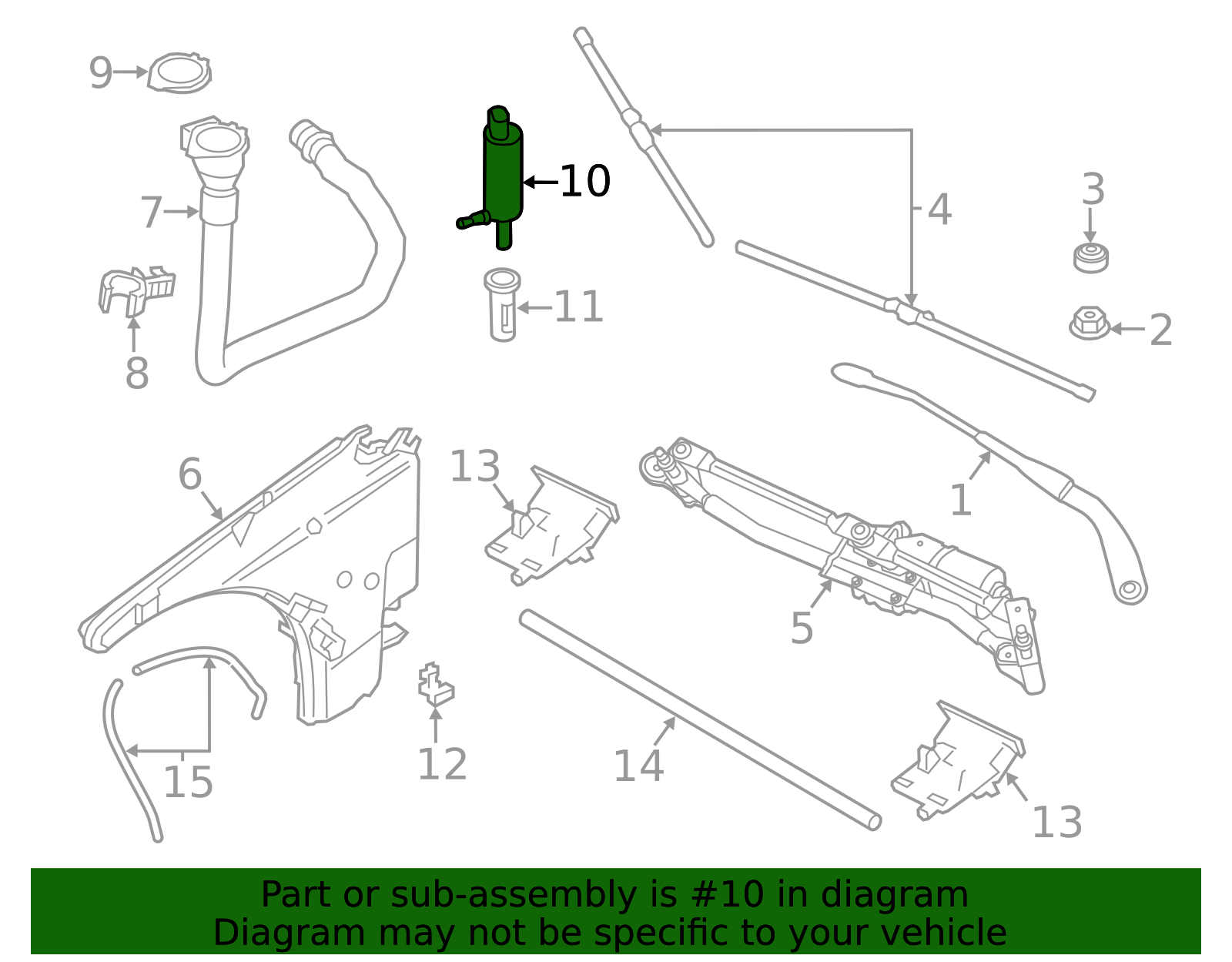 Genuine BMW 67-12-7-302-588 | Washer Pump | FREE Shipping on Most ...
