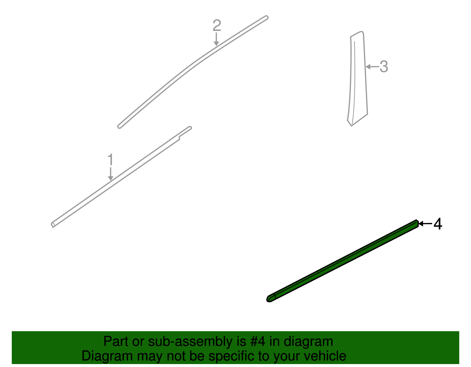 2011-2015 Nissan Lower Molding 80871-1VY0A | OEM Parts Online