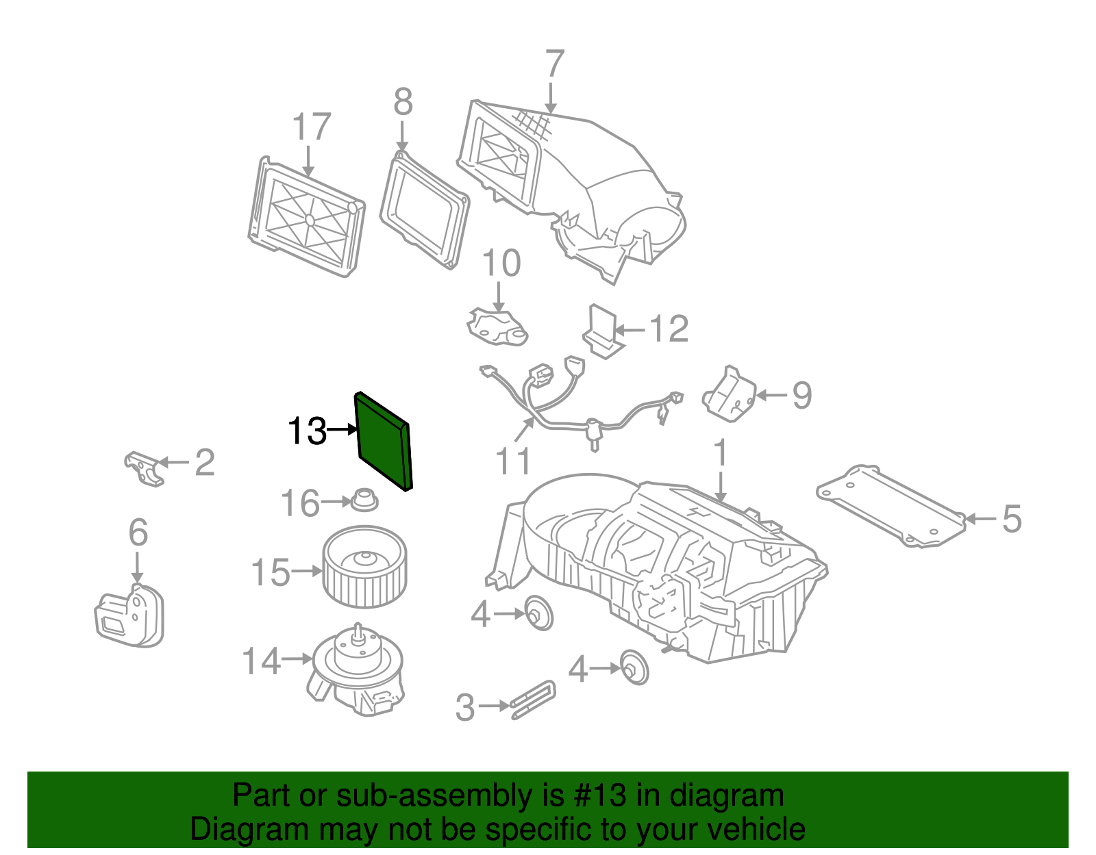 FP-53-B - Motorcraft™ Cabin Air Filter 2005-2013 Ford Mustang | Ford ...