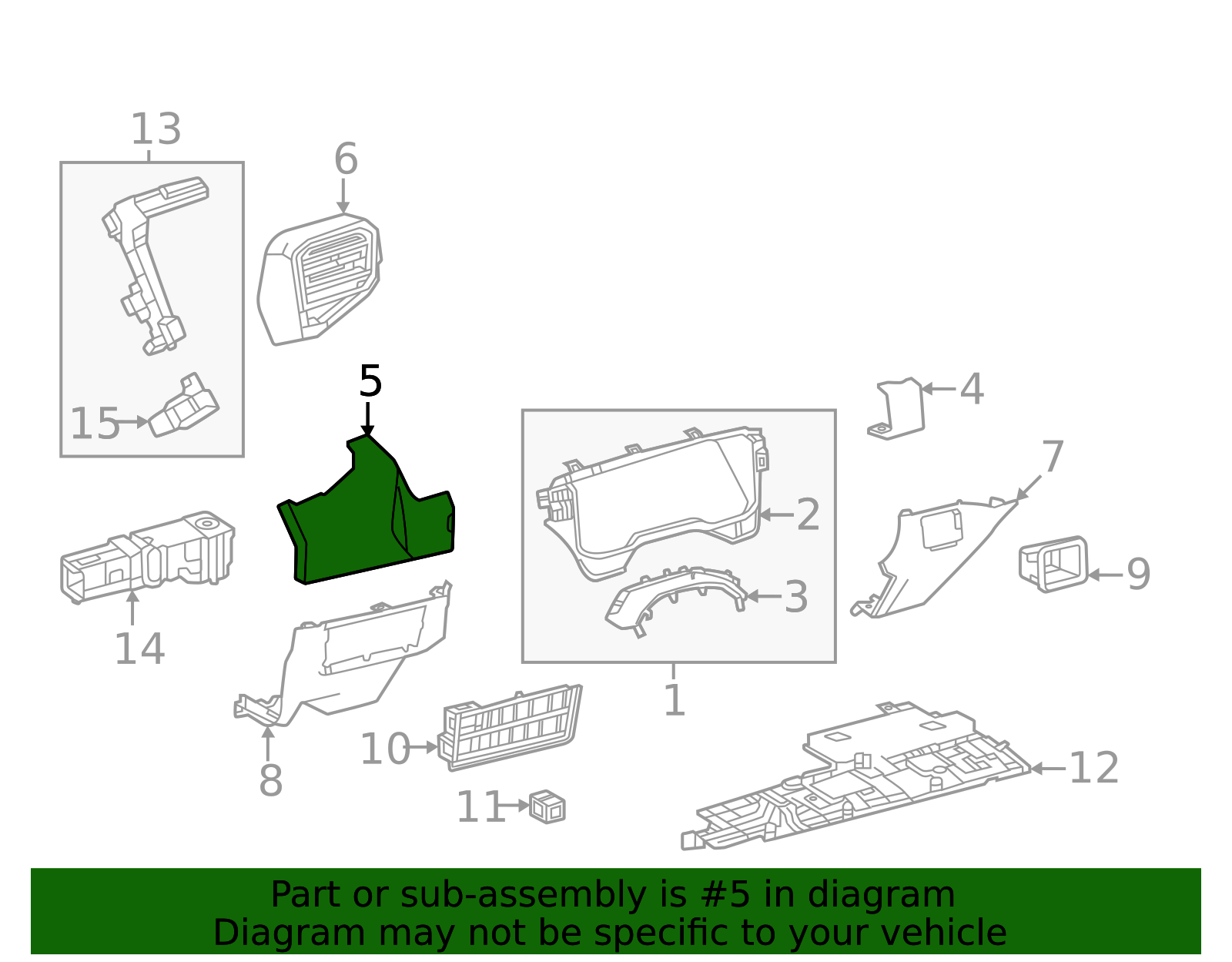2022-2025 Toyota 2022-2024 Toyota - Insert Panel 55011-0C070-A0 ...