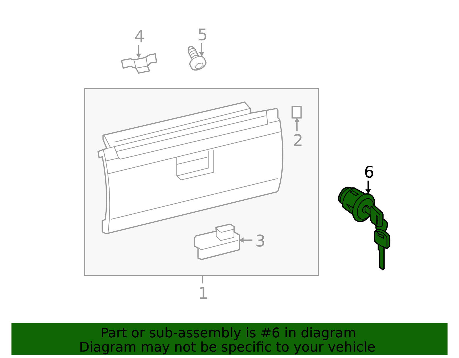 F8632-4P00A - Lock Cylinder Official Nissan Parts Store