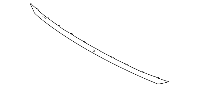 2022-2025 Hyundai Tucson Lift-Gate Finish Panel Trim Plate 87370-CW000 ...