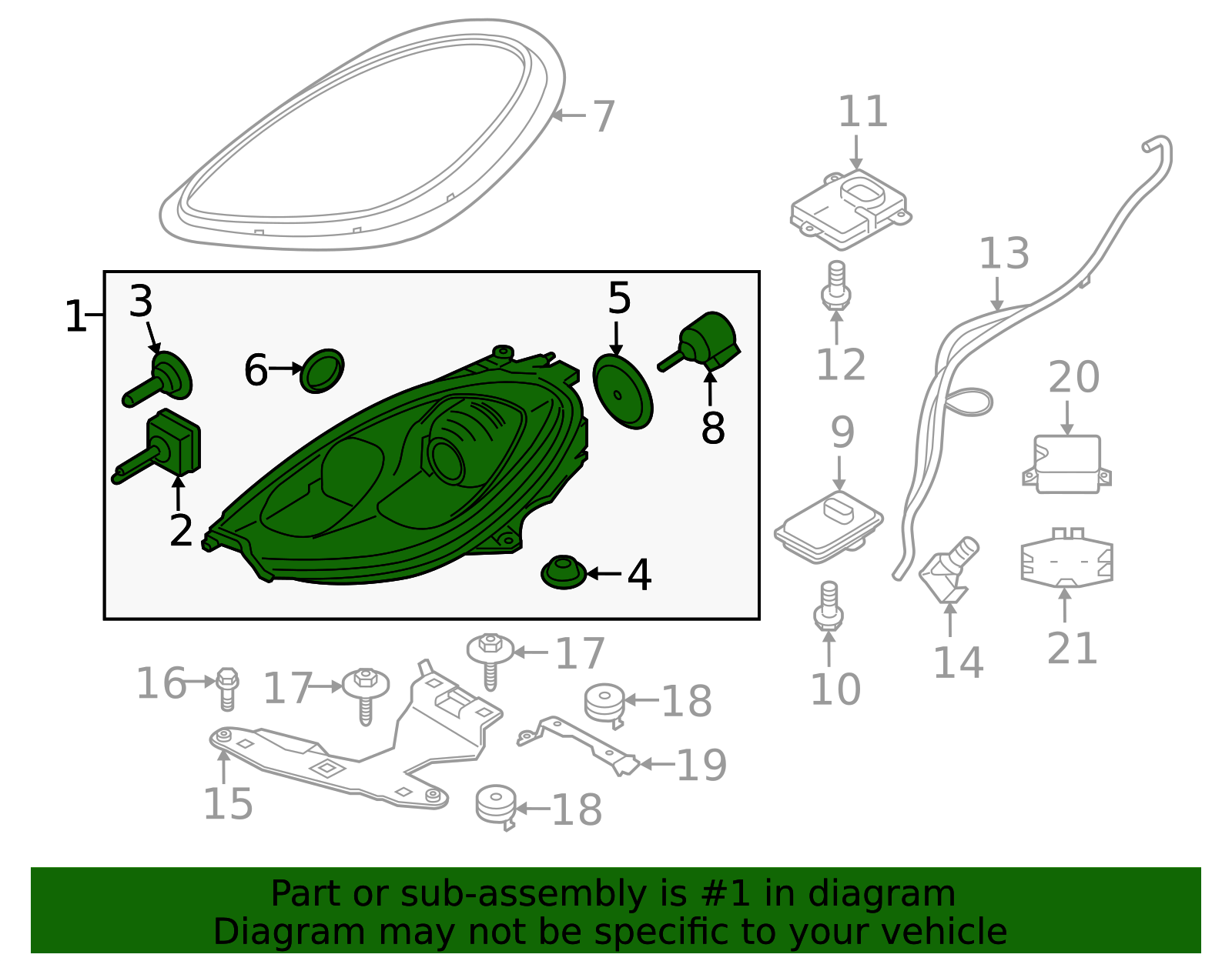 95B-941-030-GD - 2015-2018 Porsche Macan - Headlamp Assembly 2015-2018 ...