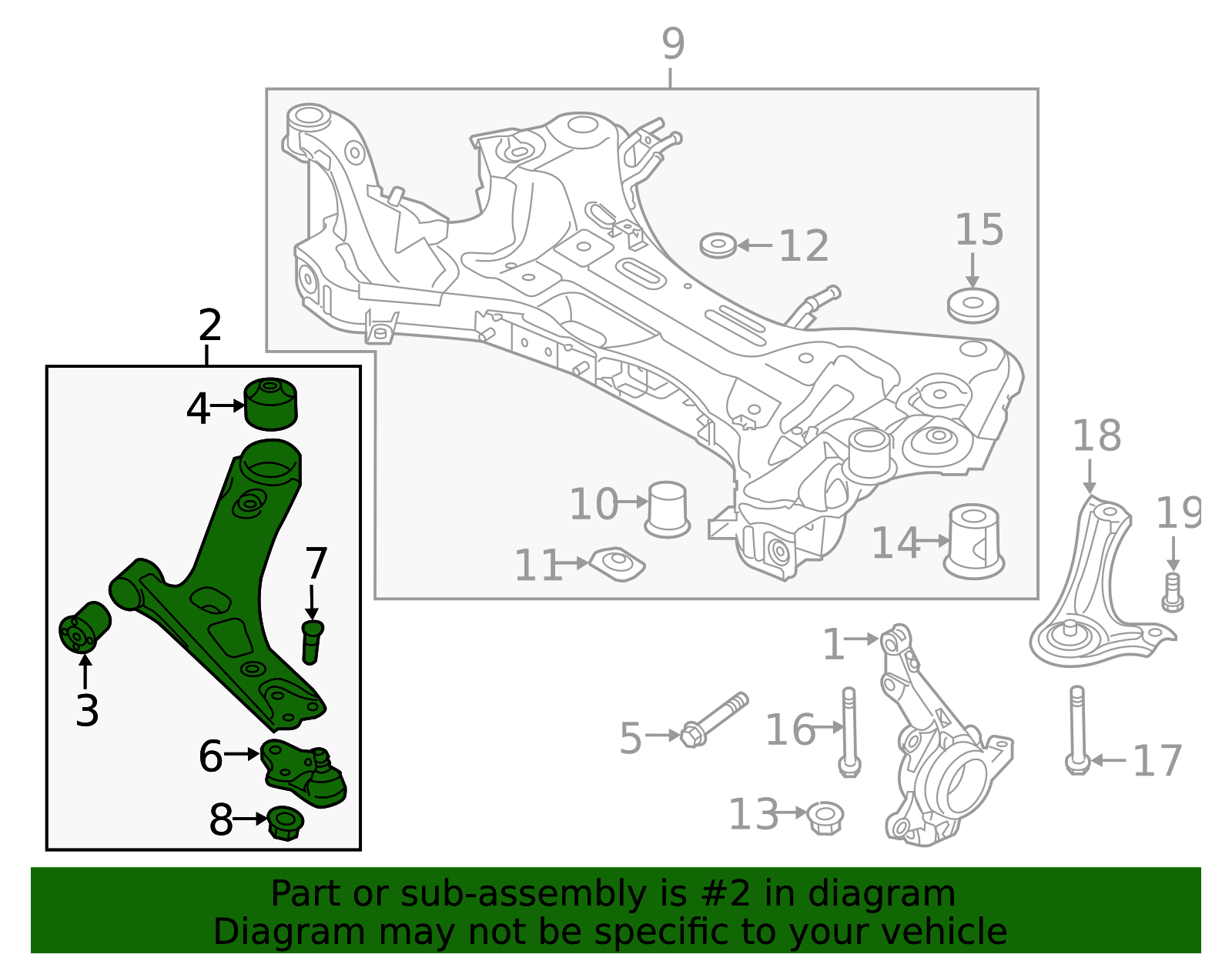 2017-2022 Kia Sportage Arm Complete Front Lower 54500-D3000 | OEM Parts ...