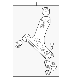 54501-D3000 - Lower Control Arm 2017-2022 Kia Sportage | Genuine Kia Parts