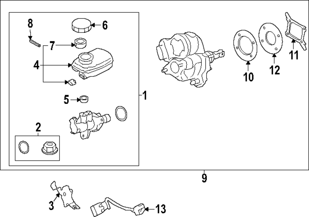 26400XC02B - 2023-2024 Subaru Ascent - Booster Assembly | Subaru Parts HQ