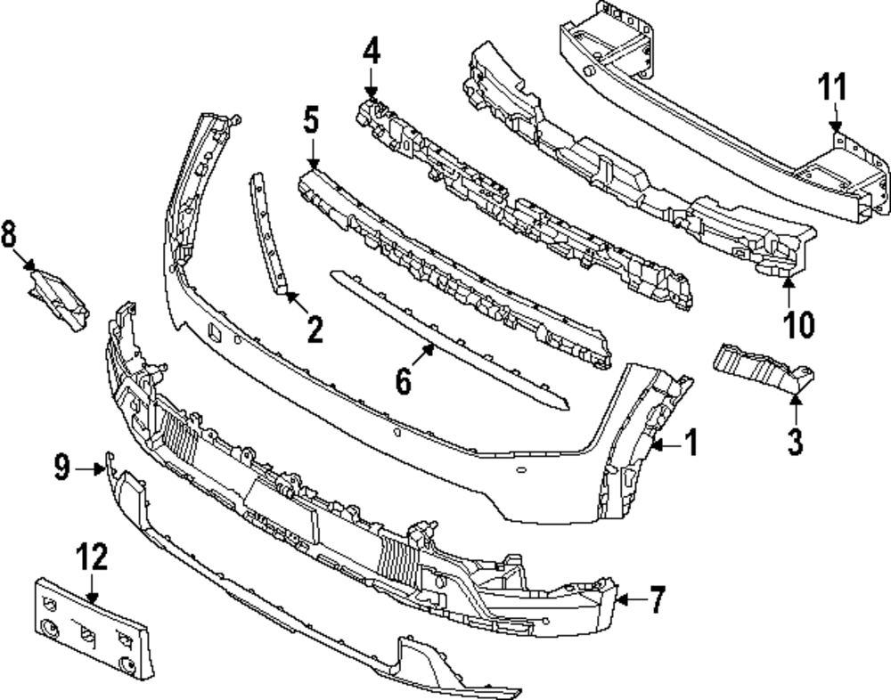 86512-DO100AHV - Lower Cover 2024-2025 Kia EV9 | Genuine Kia Parts