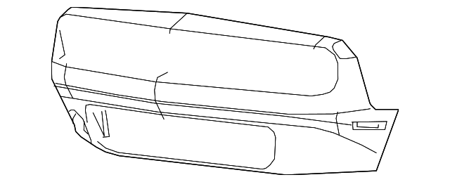 68258730AB - Bumper Cover 2015-2023 Dodge Challenger | Mopar Factory ...